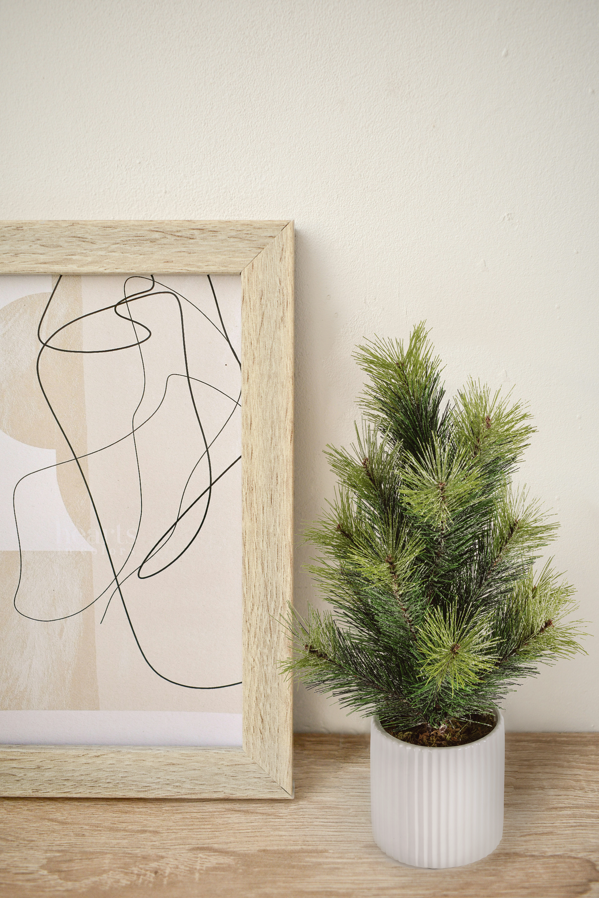 Faux Mini Christmas Tree With Ceramic Base – Sully Innovations